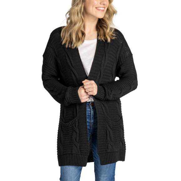 JACK & MISSY | Sweaters | New Jack Missy Aspen Cardigan In Black | Poshmark